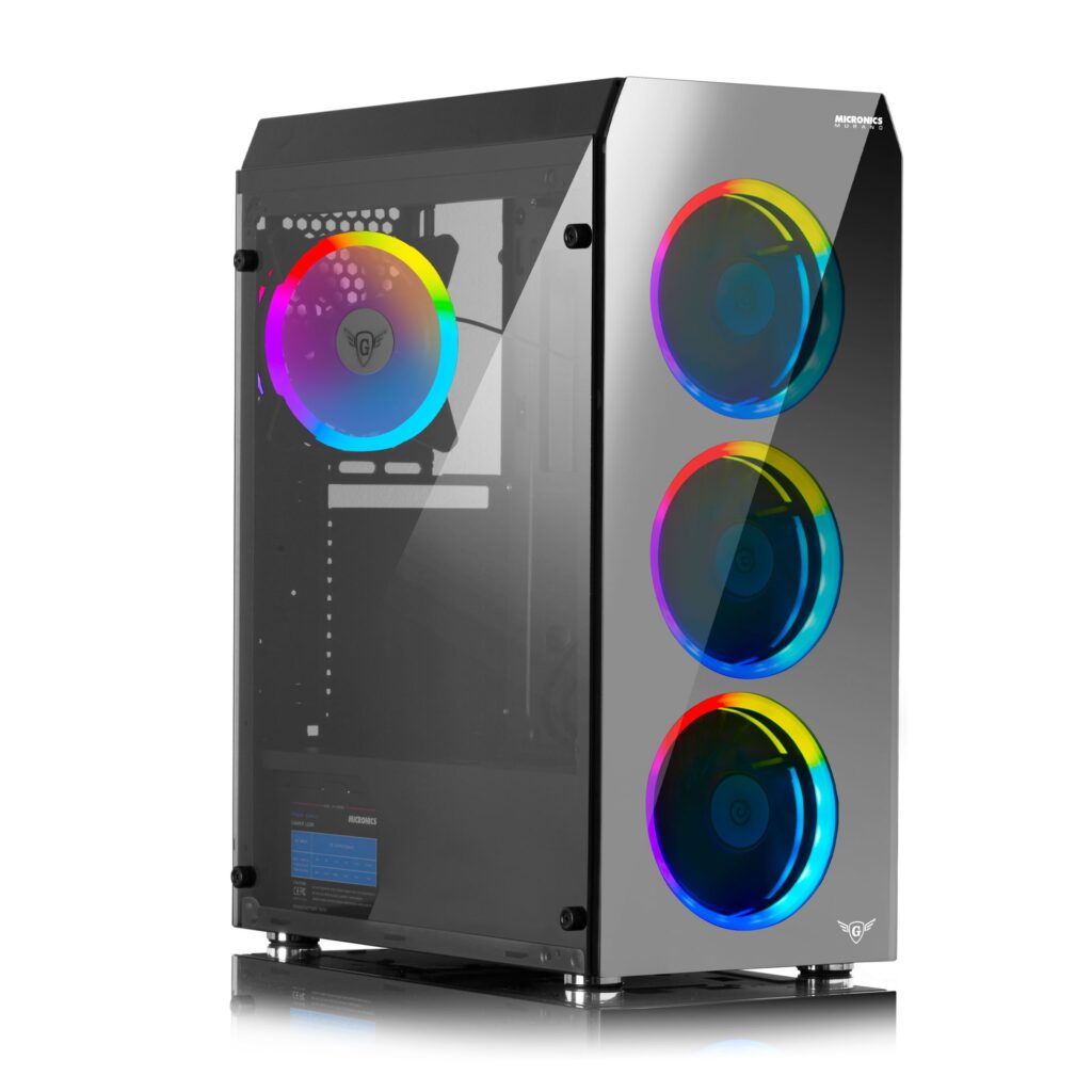 Case Micronics Murano GC821 Usb 3.0 4 Fan Doble Ring Rainbow – ECCOM