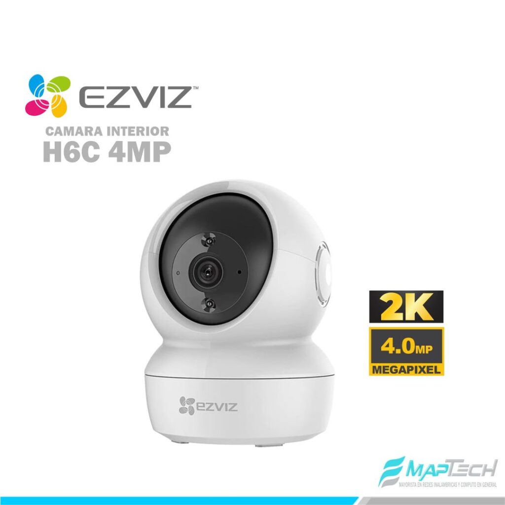Camara Ezviz CS-H6C-R100-8B4WF Giratoria 2K 4MP – ECCOM
