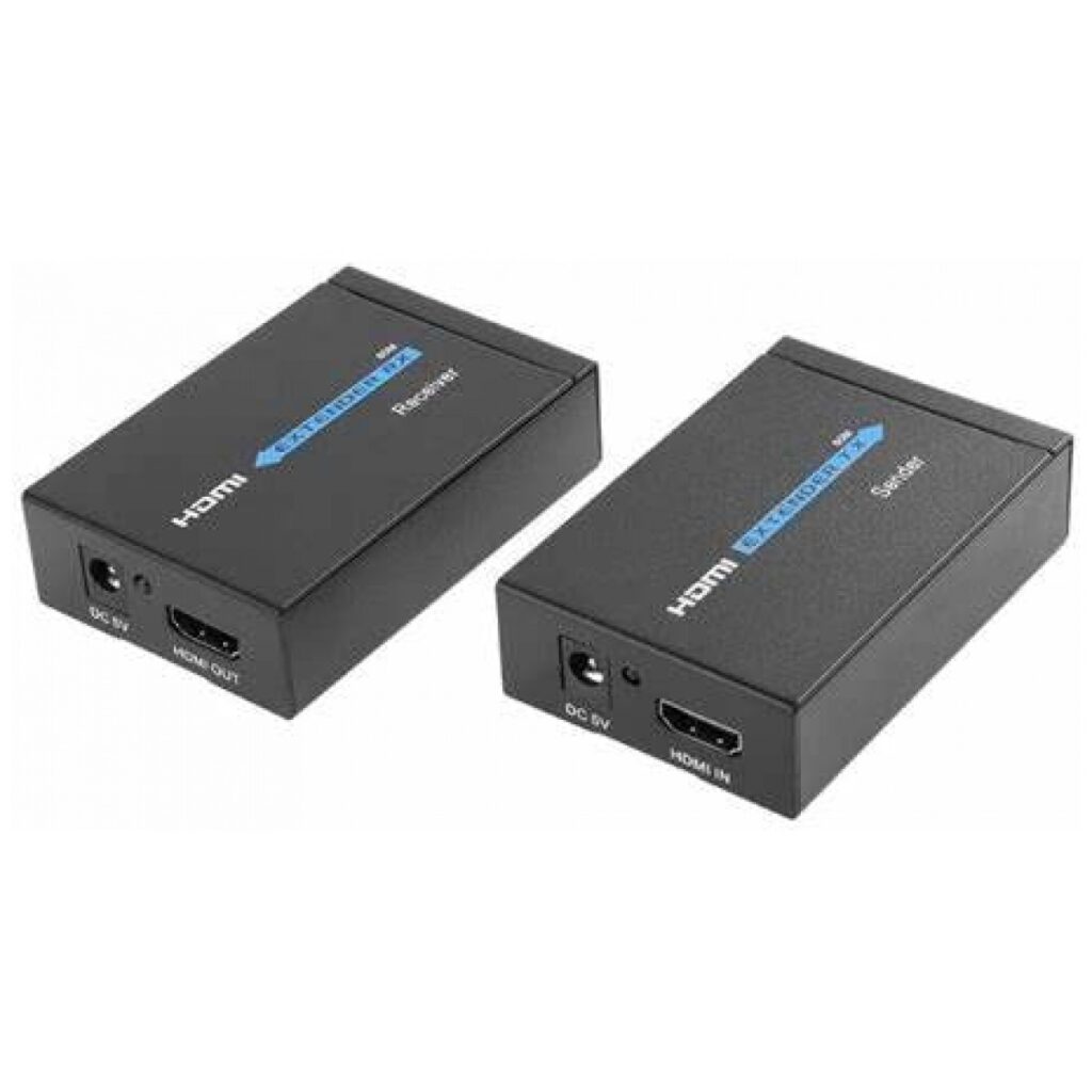 Extender Hdmi HDTV Extender c/fuente 60M – ECCOM