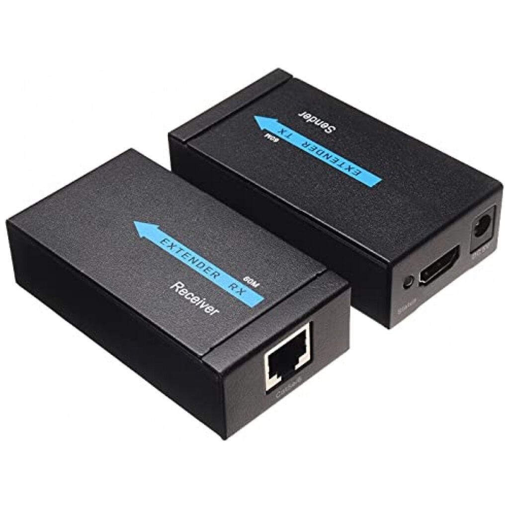 Extender Hdmi HDTV Extender c/fuente 60M – ECCOM