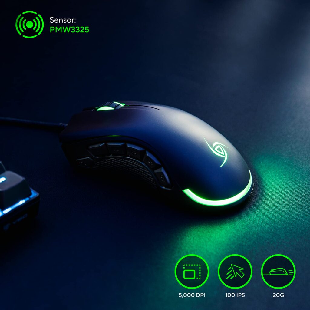 Mouse Vsg Cyborg 5000 DPI RGB – ECCOM