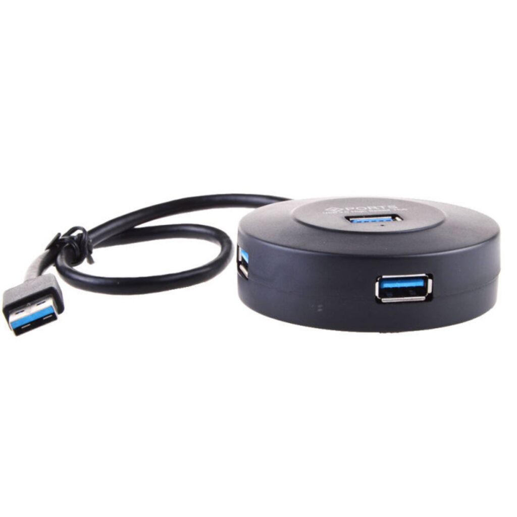 Hub Usb 3.0 4 Puertos 30cm redondo 303 – ECCOM