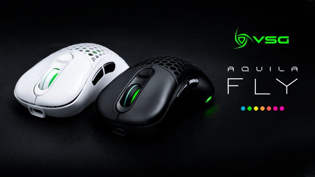 Mouse Vsg Aquila Fly 16000 DPI Wireless White Glossy – ECCOM